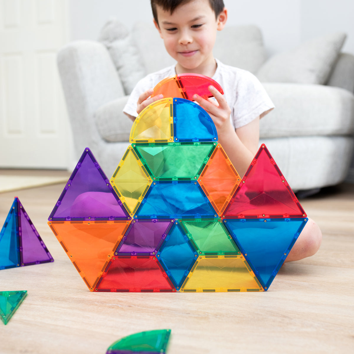 Connetix Rainbow Shape Expansion Pack | 36 Pieces – Lilpinetree