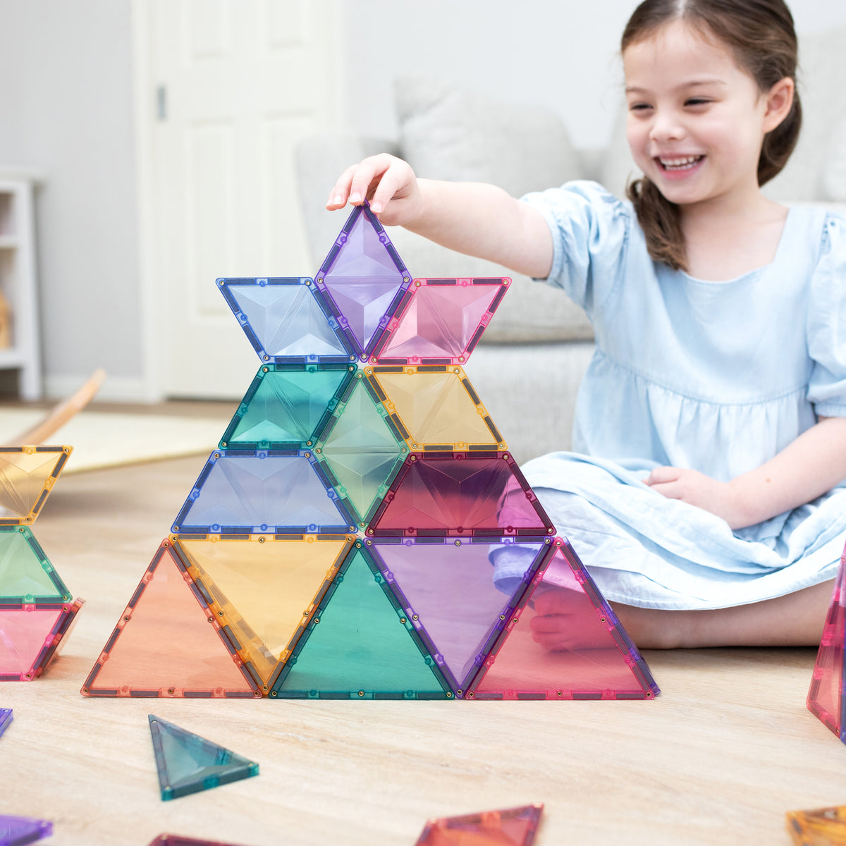 Connetix Pastel Shape Expansion Pack | 48 Pieces – Lilpinetree